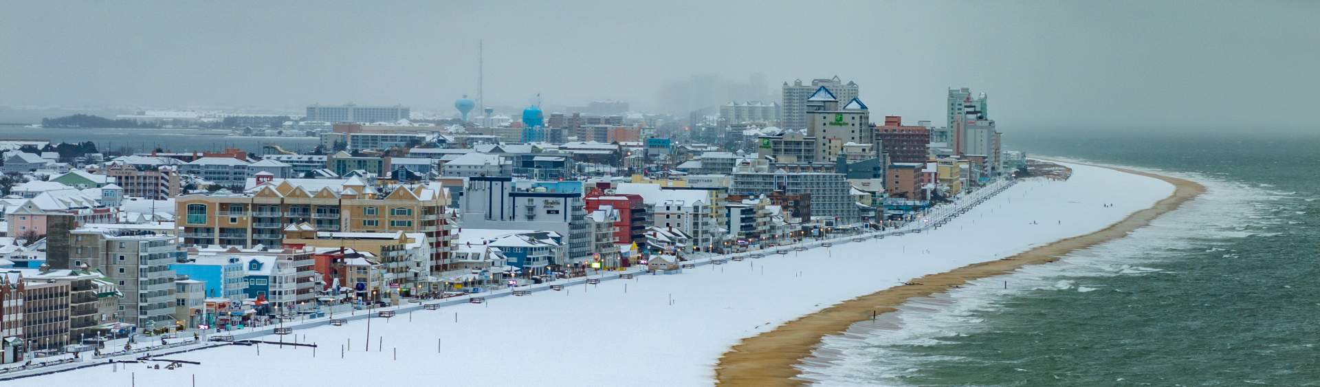 ocean city snowfall