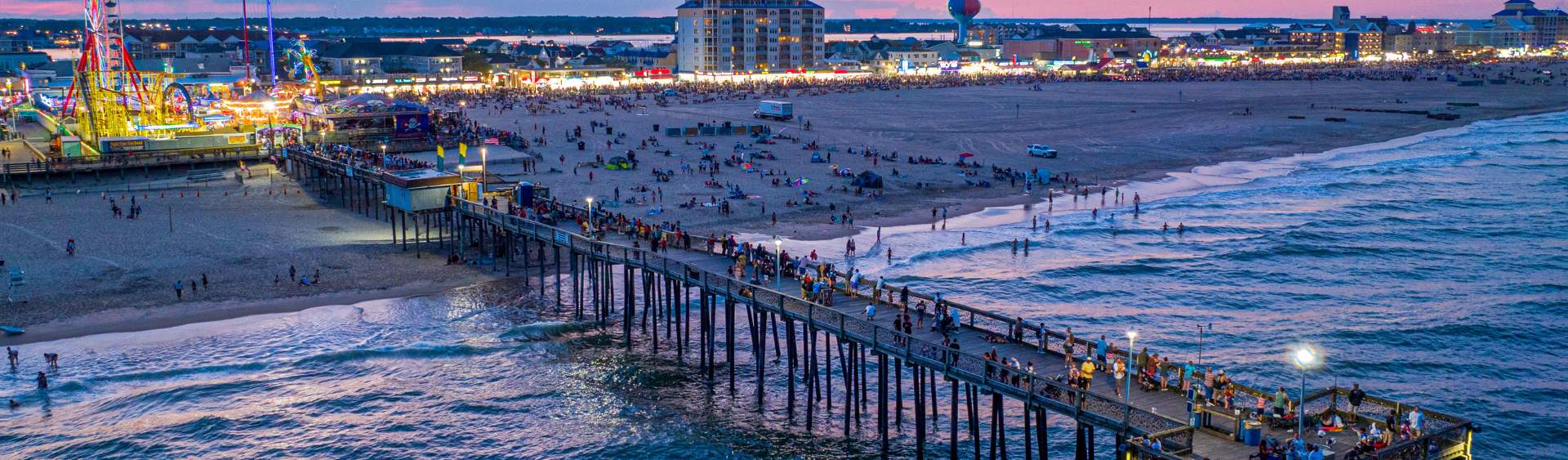 Pier Ocean City Maryland Boardwalk Ocean City Fishing Pier Cam | Live