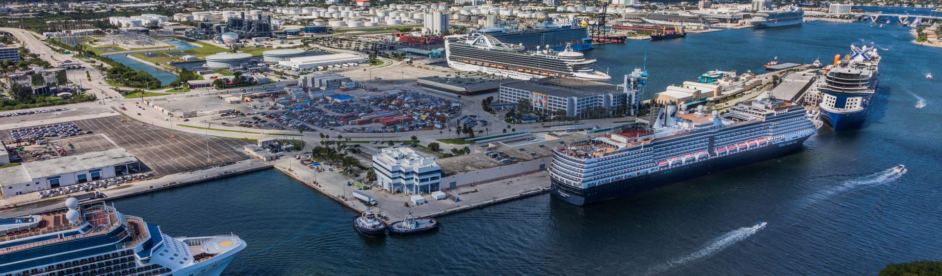 Cruise Ships Leaving Port Everglades