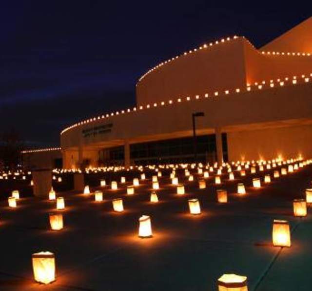 Albuquerque Luminaria Tour The World’s Tallest 'Luminito' Now Stands