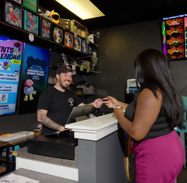 Stop Button Bar + Arcade