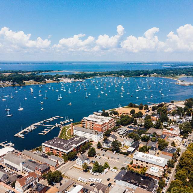 Downtown Barrington Rhode Island