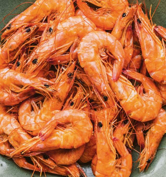 how to boil live shrimp
