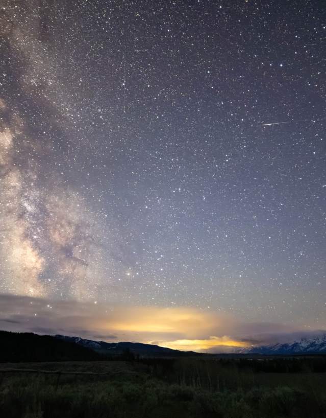 night sky with stars