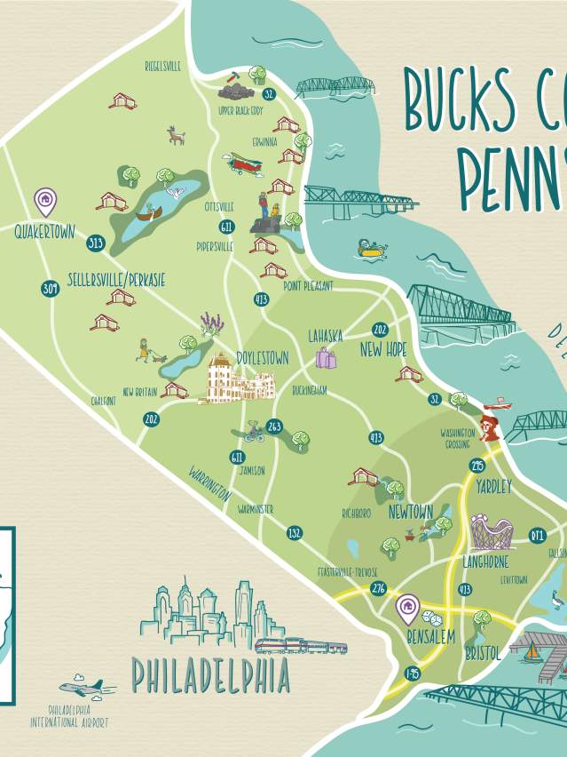 Bucks County, Pennsylvania, Maps