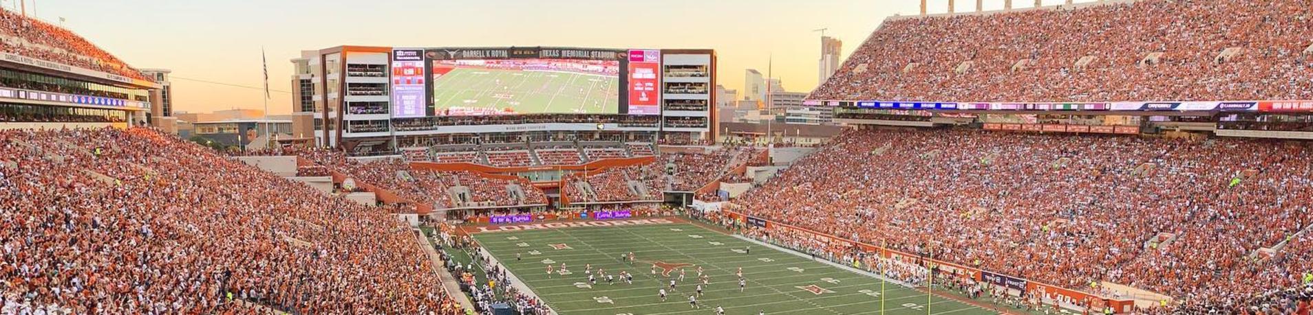 University Of Texas At Austin Stadium University Of Texas Longhorns
