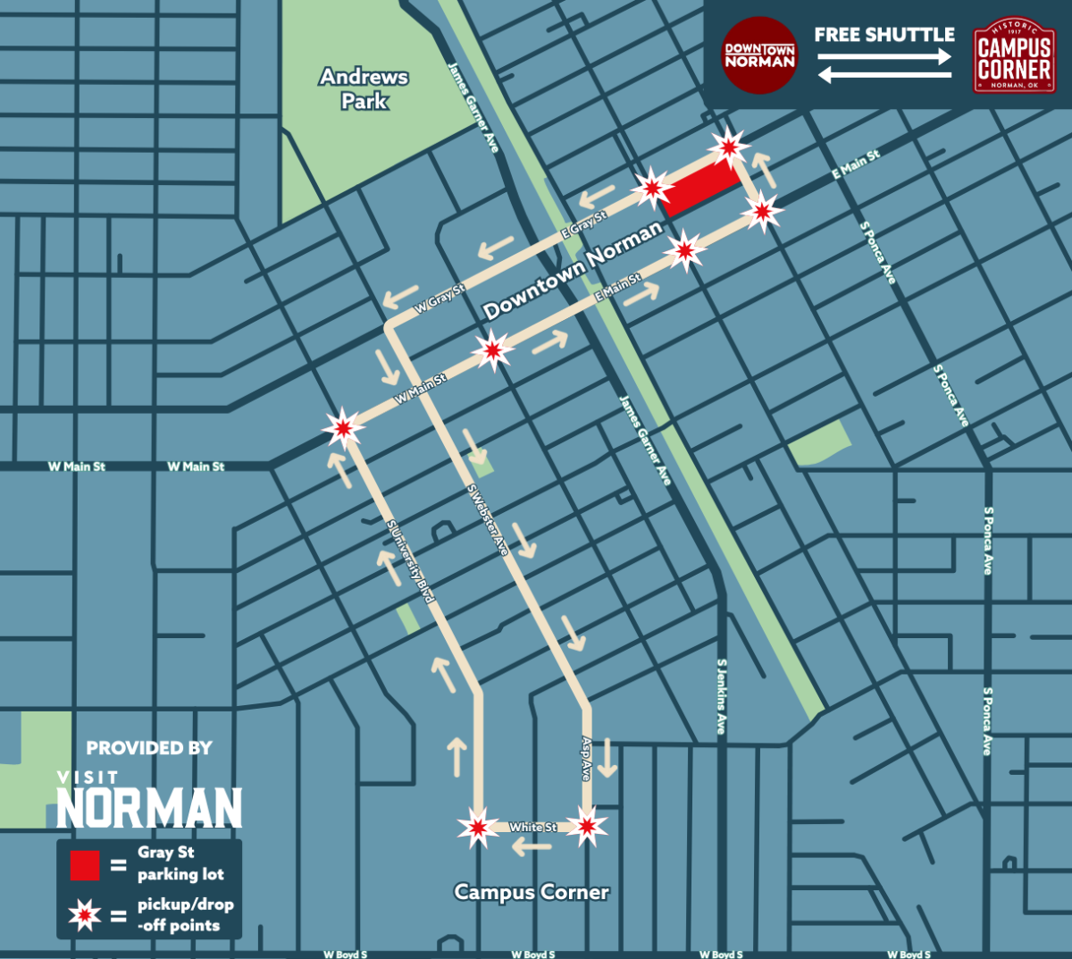 Catch a Free Ride Between Downtown and Campus Corner This Football Season!