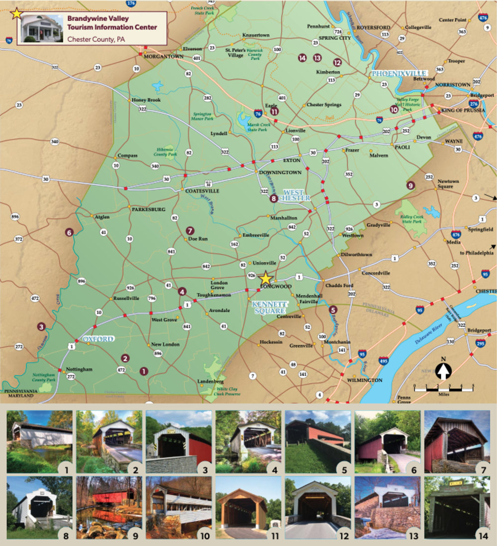 Ride Through Brandywine Valley's Covered Bridges