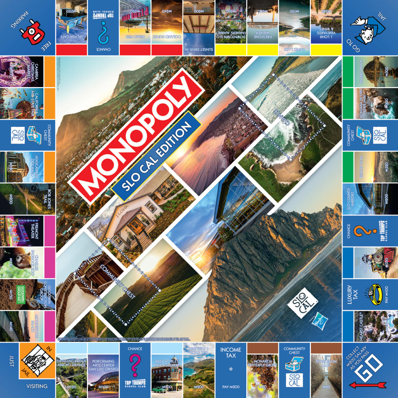 Monopoly SLO CAL Edition: Visit Local Landmarks Using the Board as Your ...