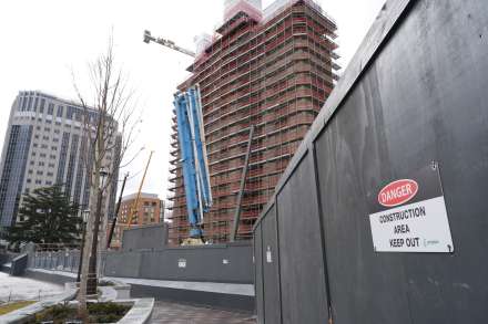 Temple Square is being renovated