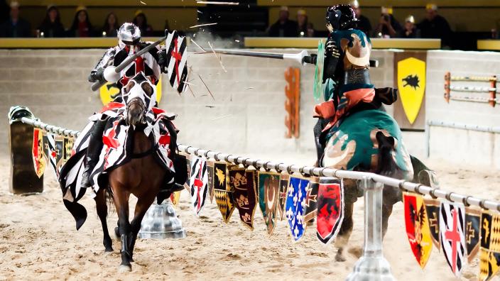 knights jousting medieval times