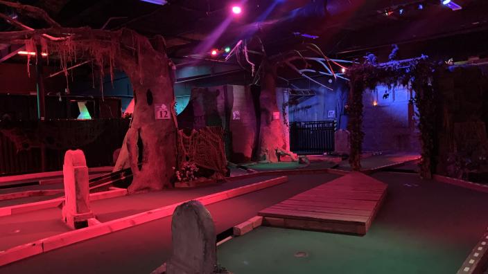 ghost frog galactic mini golf