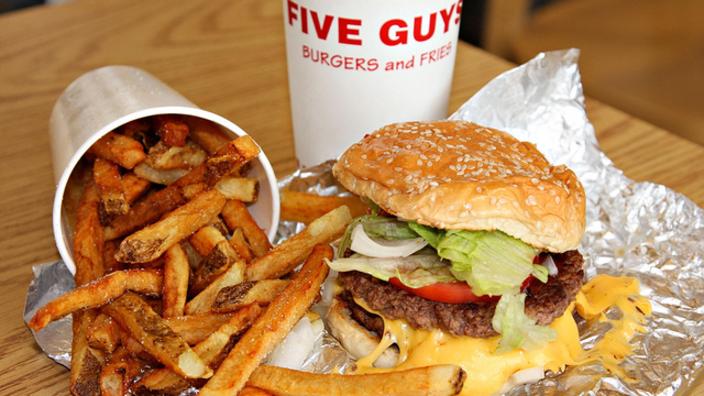 Five Guys Burgers And Fries Menu