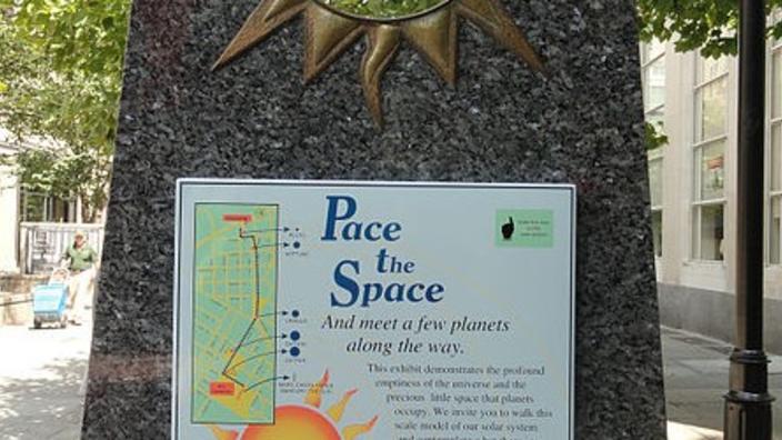 scale solar system walk