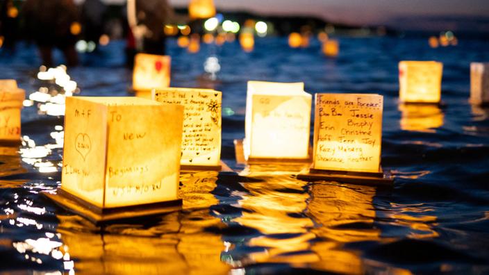 Lantern on water store