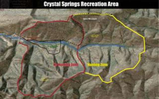 Crystal Springs Trail Map