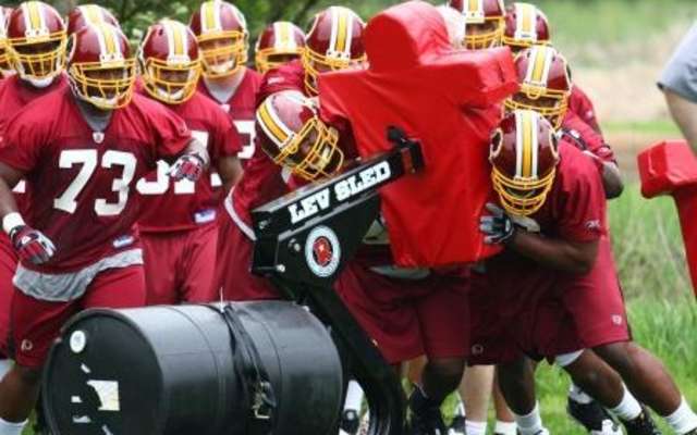 redskins practice field