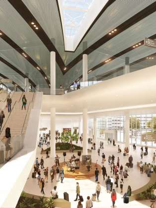 New Terminal at the Louis Armstrong International Airport (MSY)