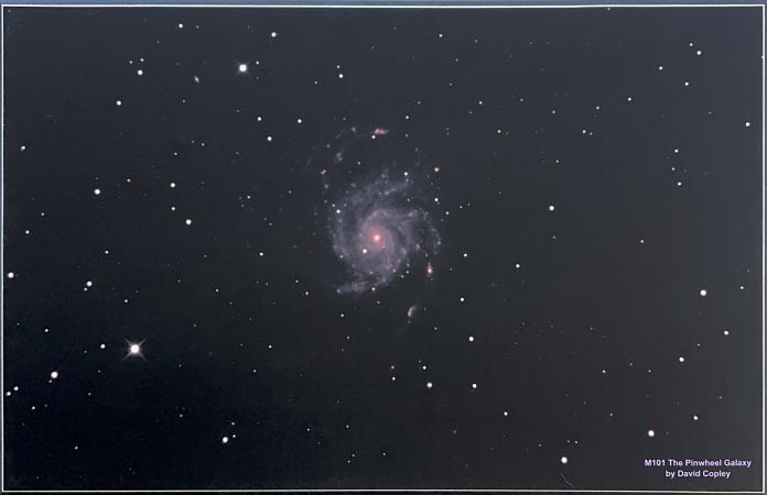 M101 The Pinwheel Galaxy By David Copley