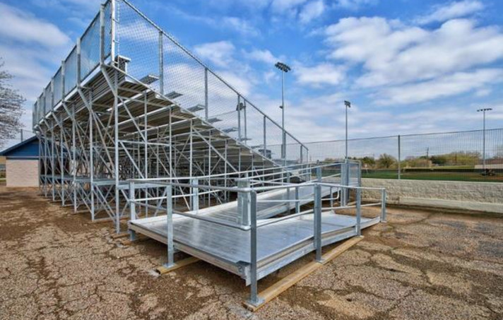 Angle Frame Bleachers by Southern Bleacher | Brochure & Features