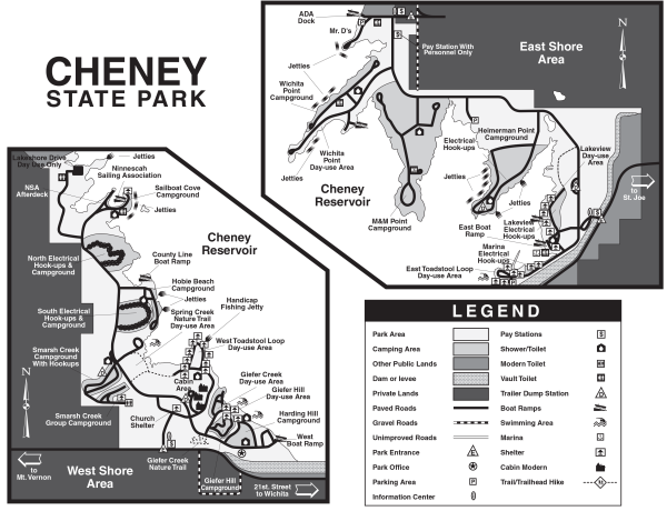 Cheney State Park | Kansas camping, boating, fishing, and sunsets