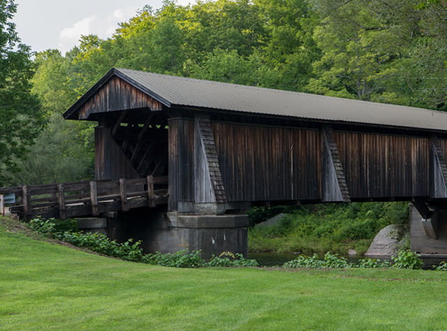 New York Covered Bridges | Hyde Hall | Battenkill River