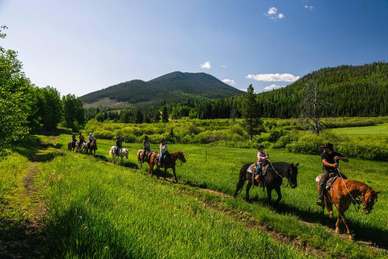 Horseback Riding at Rocky Mountain Stables in Granby: Summer Trail Ride ...