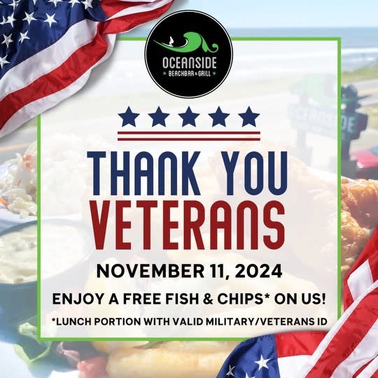 Military and Veterans Day Discounts in Palm Coast and the Flagler Beaches