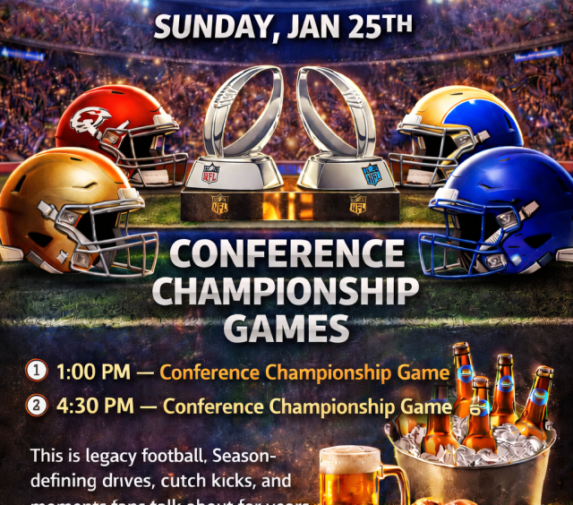 NFL Conference Championship Games!