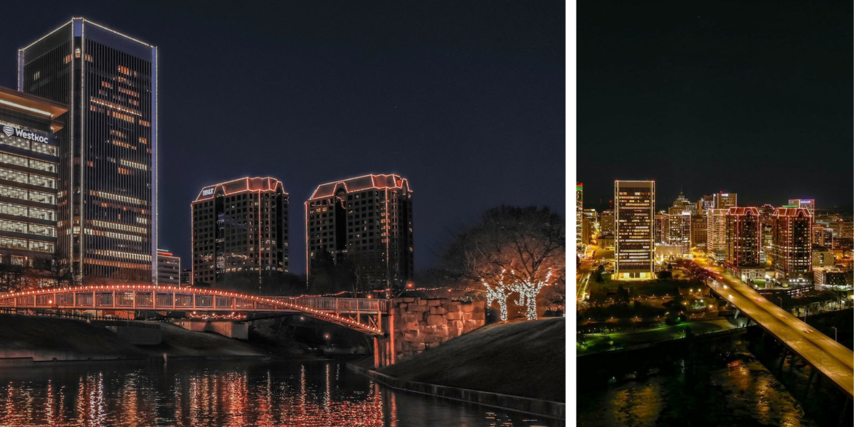 Downtown Richmond Christmas Lights