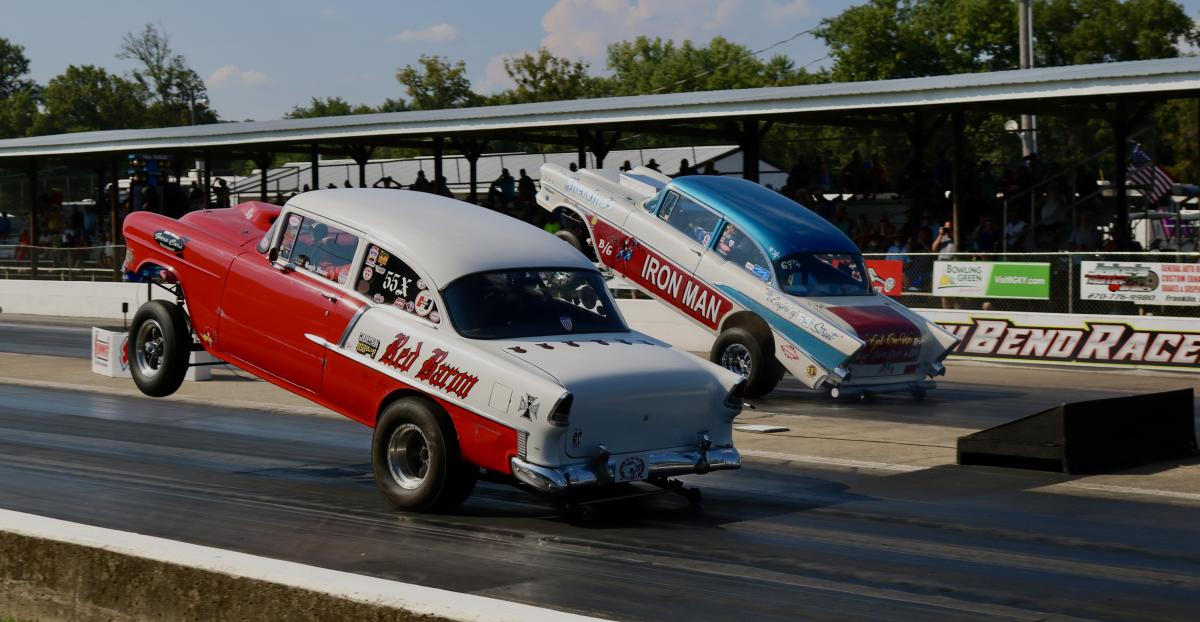 Burning it Out at Beech Bend Raceway – Home of the Tri-Five Nationals