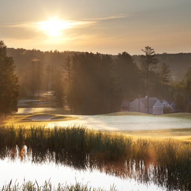 Beautiful Golf Courses Sunset