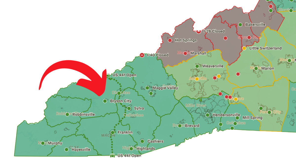Travel Advisories in Bryson City