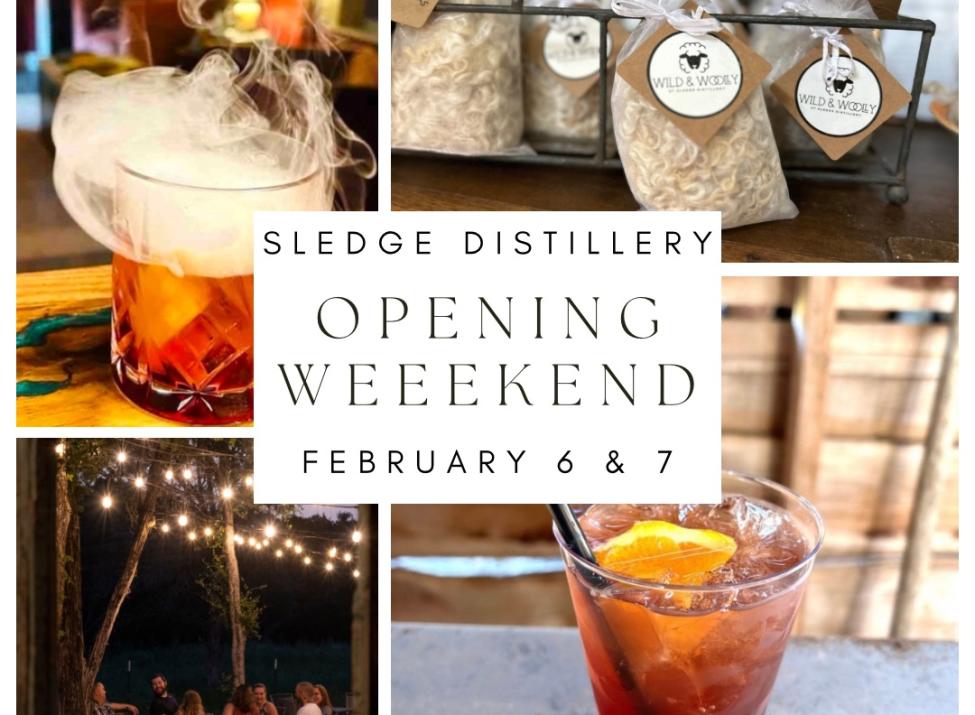 Sledge Distillery 2026 Opening Weekend