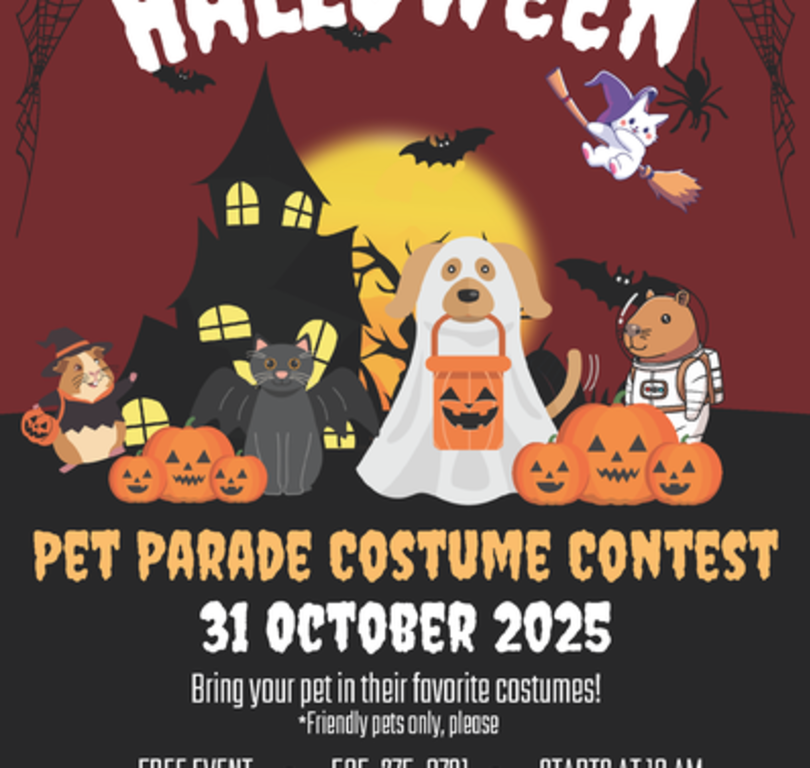 halloween pet parade coloring book