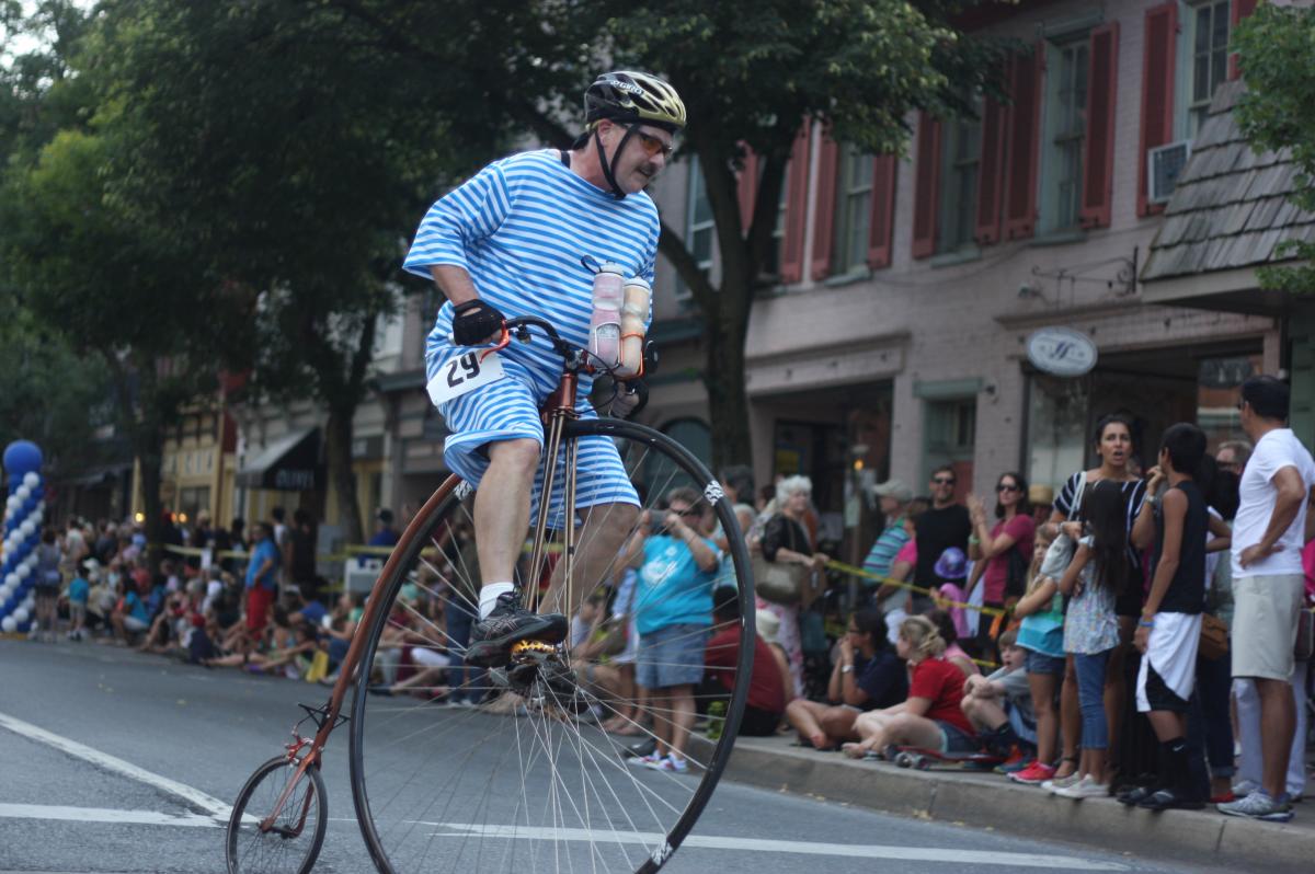 High Wheel Bike Race in Frederick | National Clustered Spires