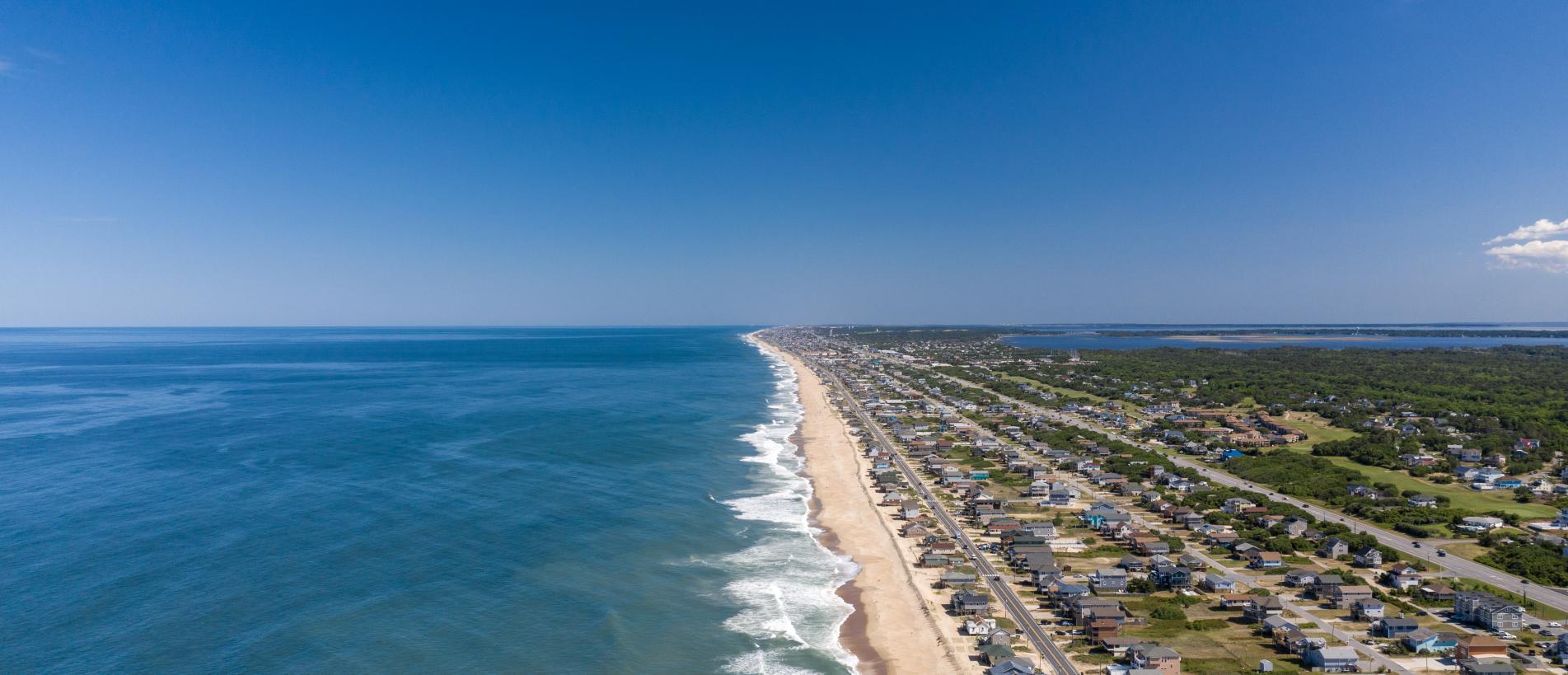 Outer Banks Aerial View Aerial View Of Nags Head North Carolina