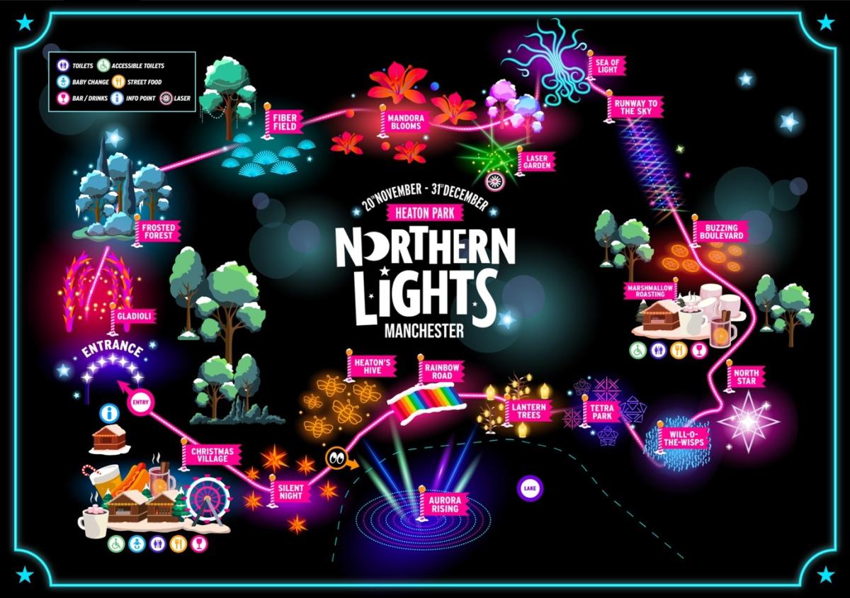 Northern Lights Manchester with John Lewis: Festive Magic Illuminates ...