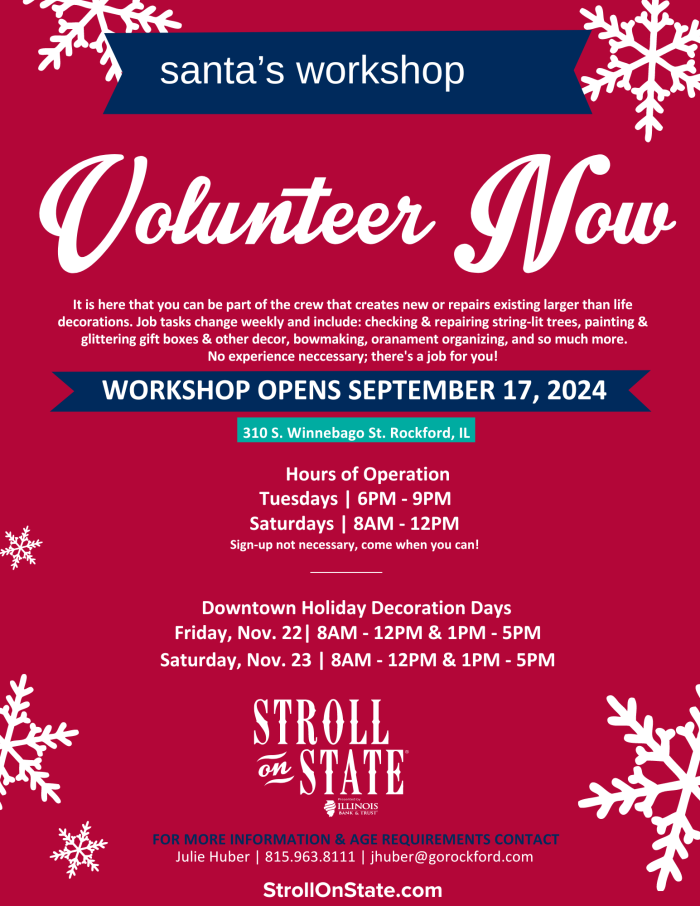 Volunteer at Stroll on State The Best Holiday Festival in the Midwest