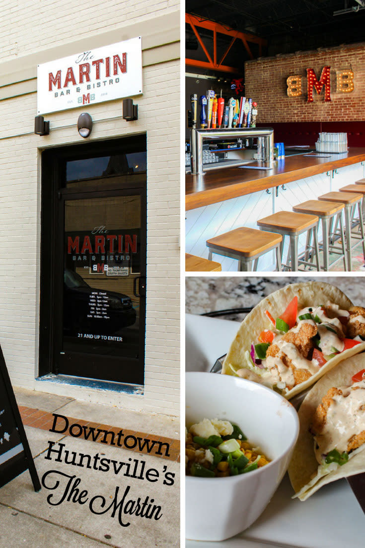 The Martin Bar & Bistro Serves Up Food, Fun, and Downtown Huntsville Views!