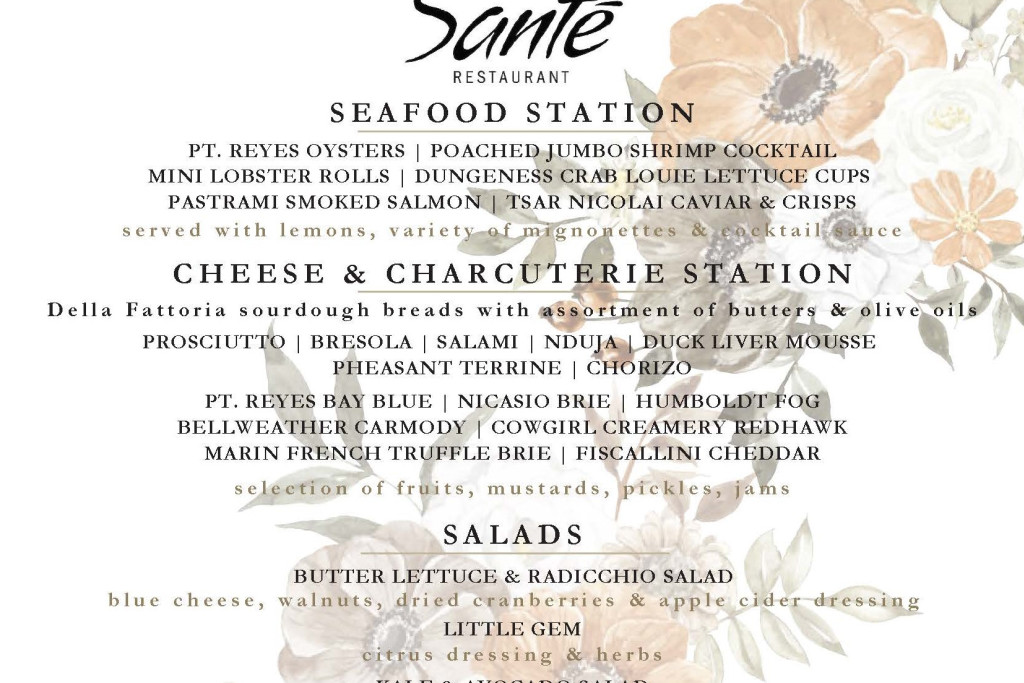 Thanksgiving at Santé - Sonoma County Tourism