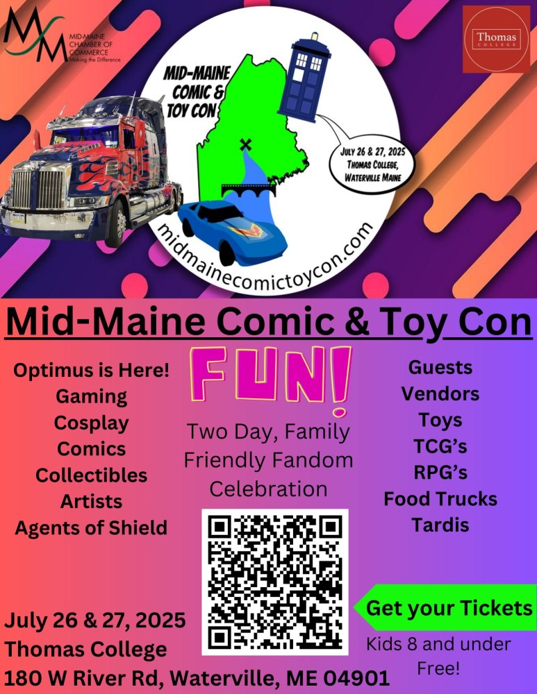 Mid-Maine Comic and Toy Con | Visit Maine