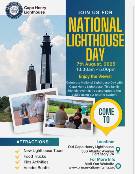 National Lighthouse Day at Cape Henry Lighthouse | Visit Virginia Beach