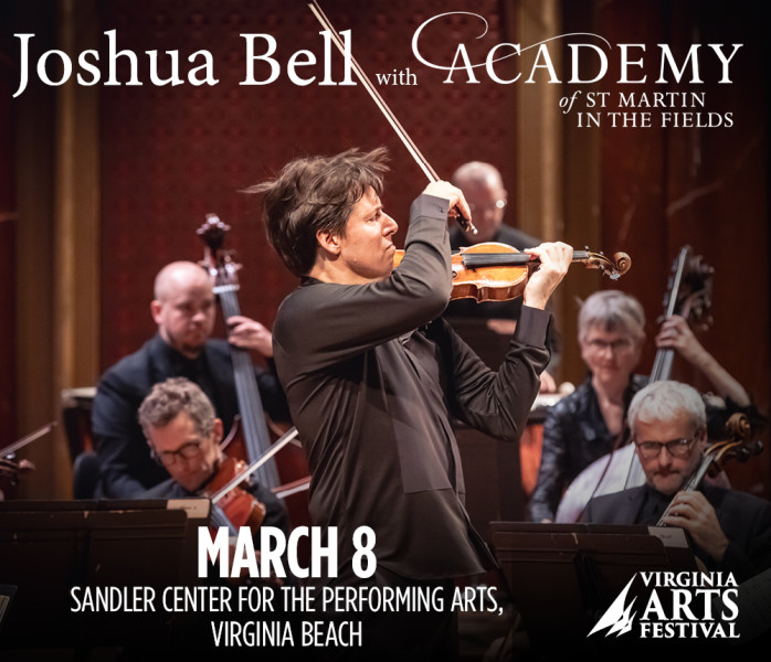Joshua Bell with Academy of St Martin in the Fields | Visit Virginia Beach