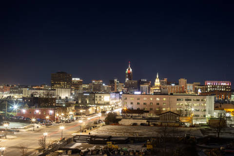 Lansing City Skyline