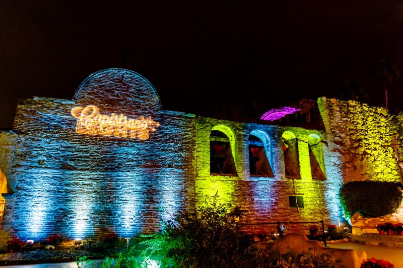 Mission San Juan’s Capistrano Lights: Mission in Lights Opens December ...