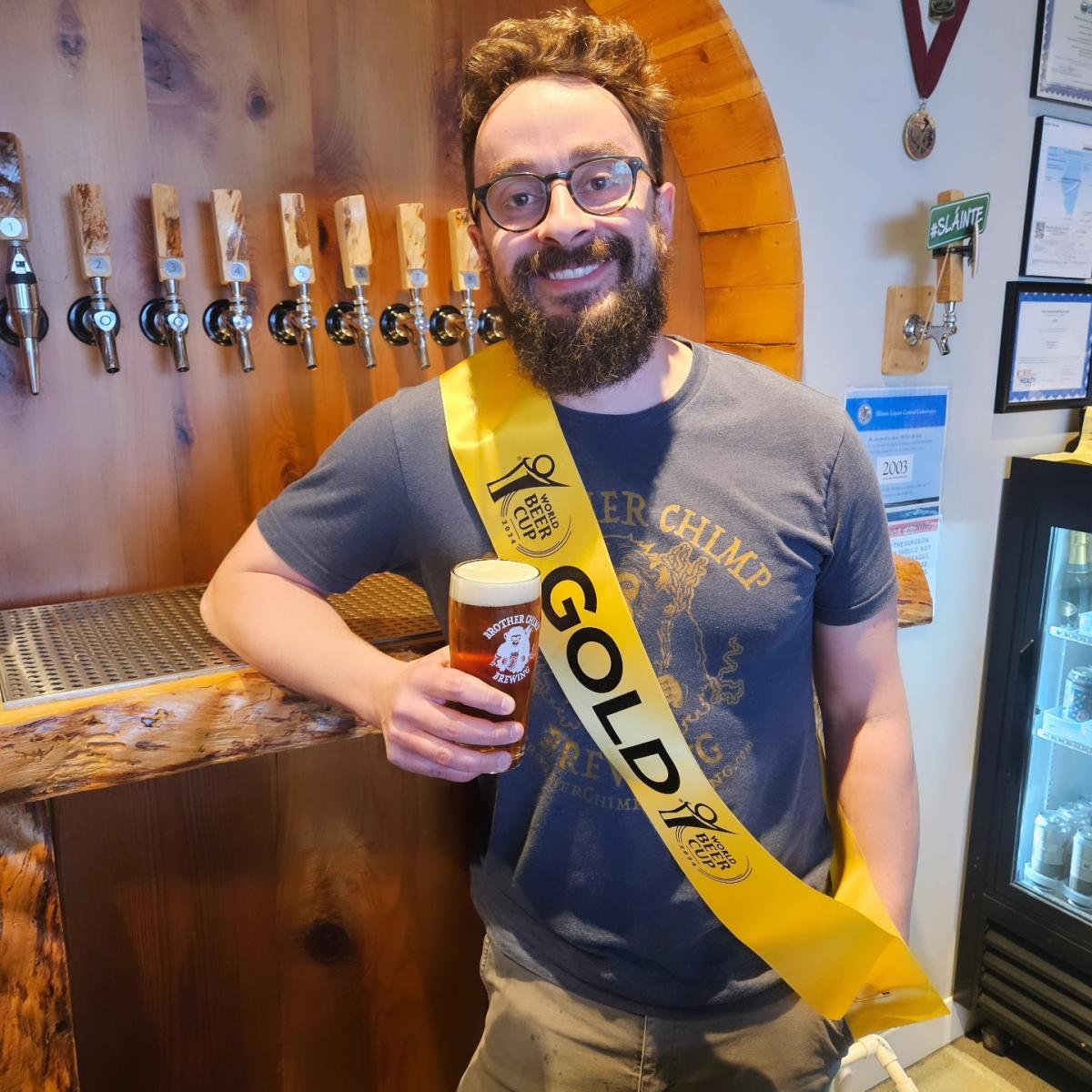 Brother Chimp Brewing Wins a Gold Award at 2024 World Beer Cup