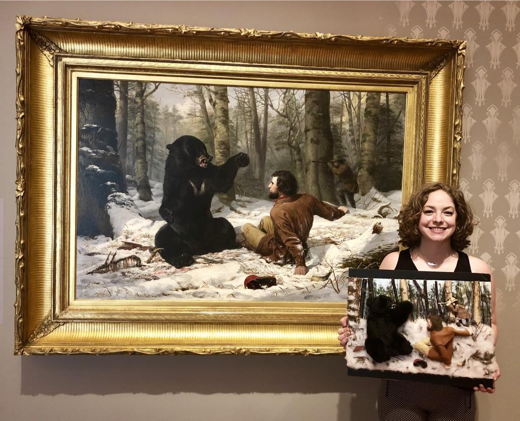 Crystal Bridges intern creates touchable art for the blind