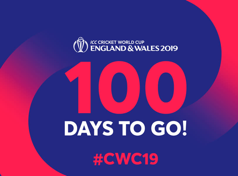 Celebrations take place to mark 100 days to go until ICC Cricket World ...