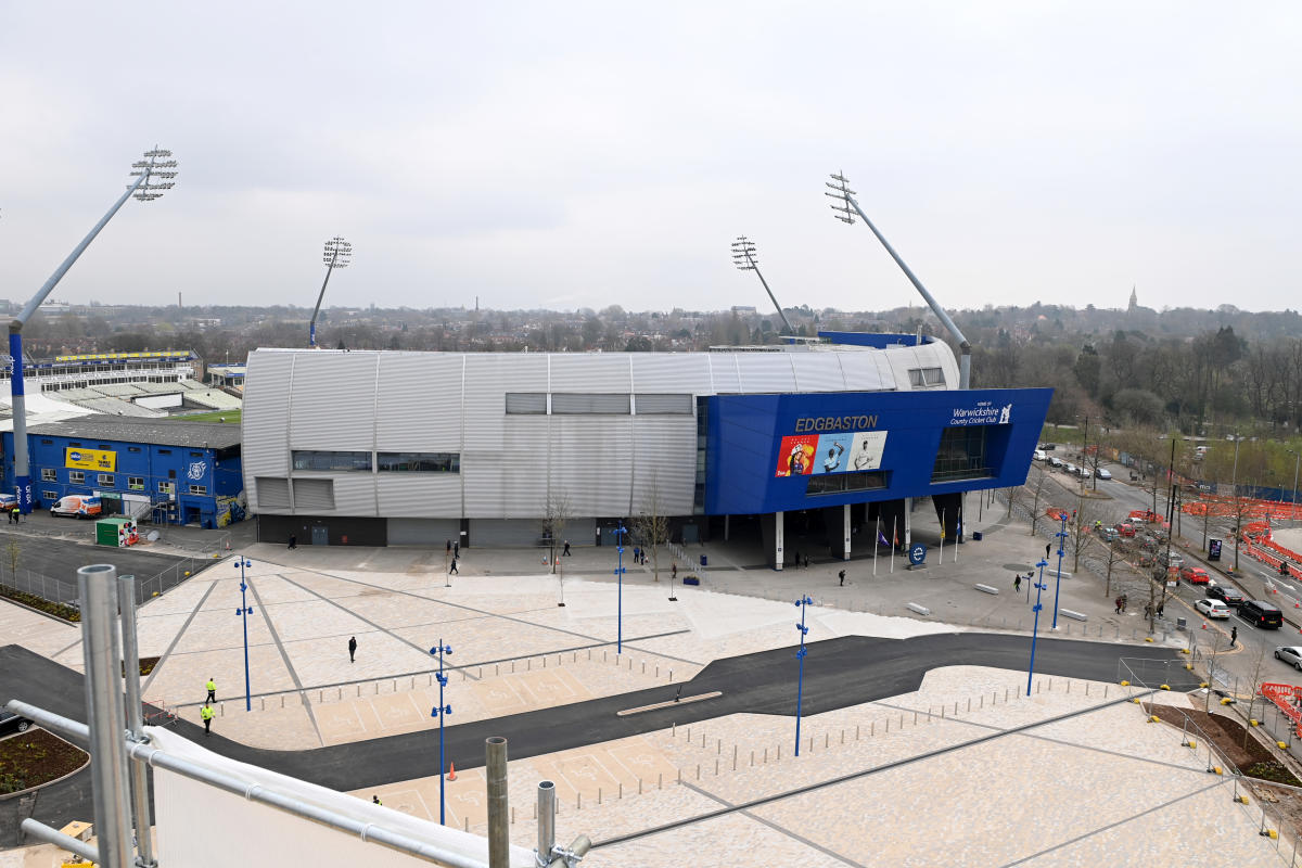 Edgbaston Stadium unveils new plaza, one of the largest outdoor ...